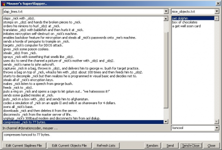 Mirc Script Pack - DonationCoder.com